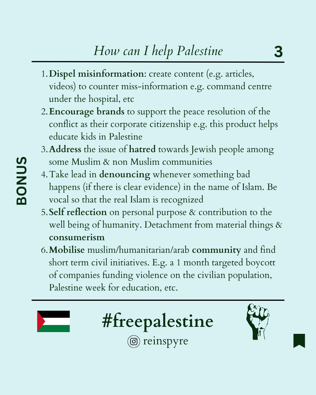 How to help Palestine – Reinspyre